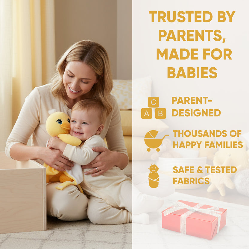 Zaylee the Duck Comforter and Blanket – Love by EMI