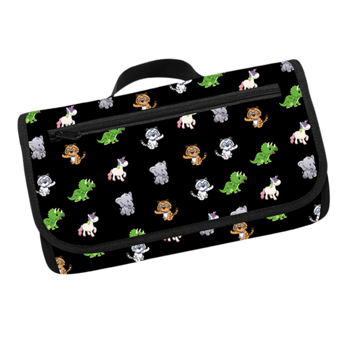 Portable Baby Change Pad - Playful Cartoon Print – Love by EMI